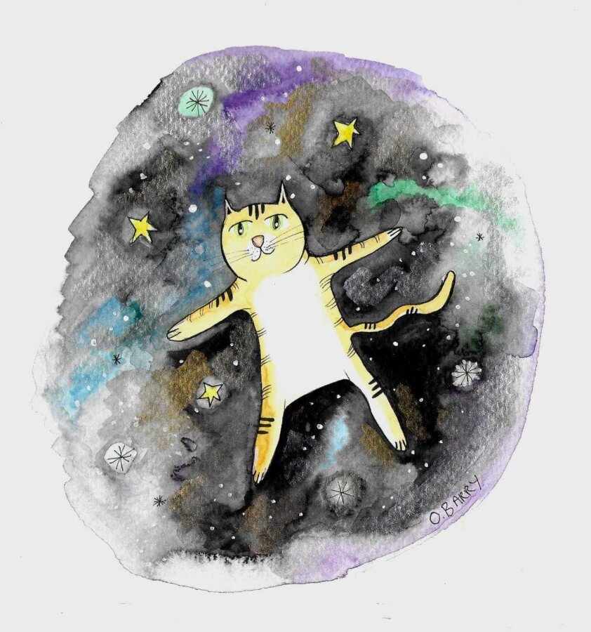 Watercolour painting – ‘Cats in Space’ with Orla Barry | Age 6-12 | 3pm ...